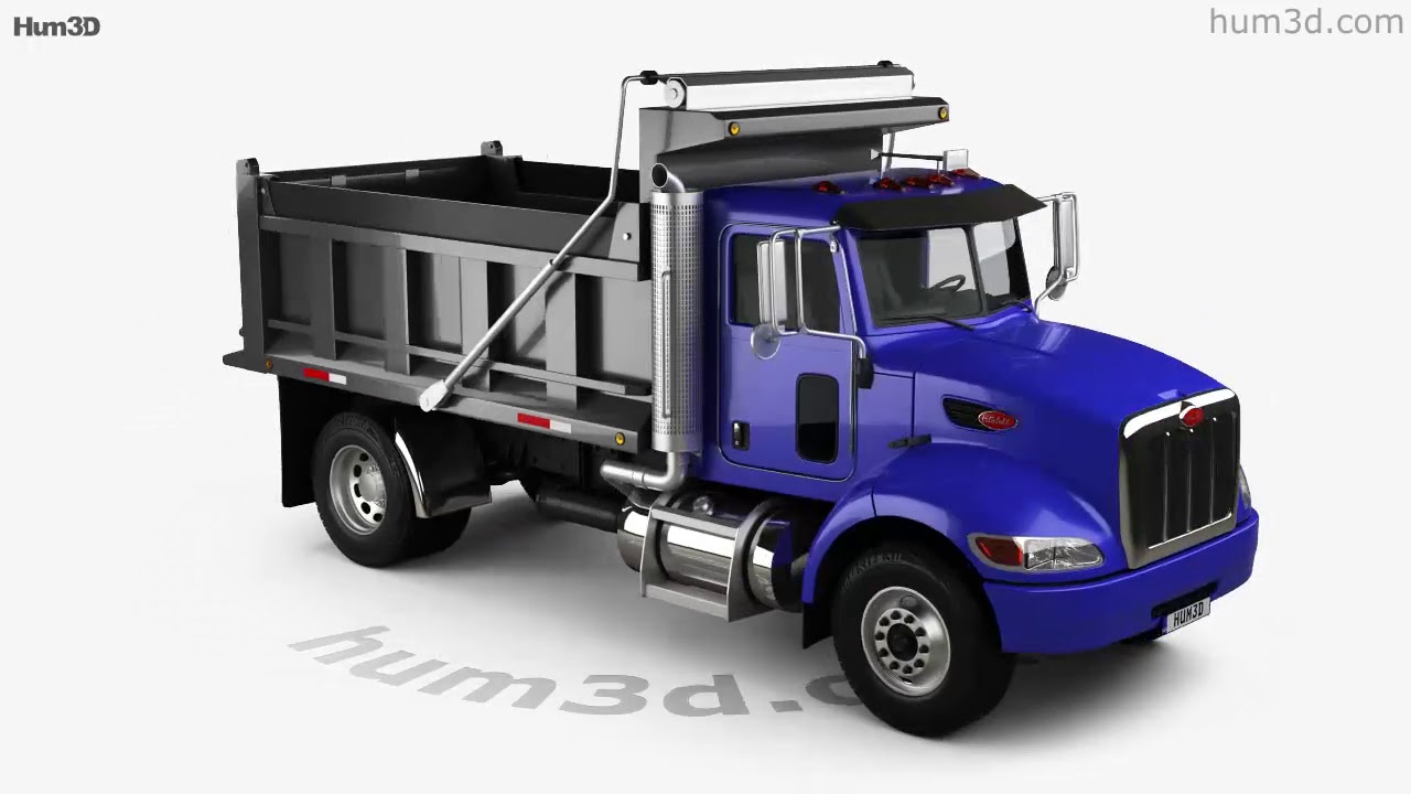Peterbilt 340 Dump Truck 2015 3D model by 3DModels.org