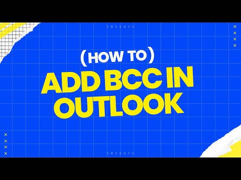 How to Add BCC in Outlook | Add Multiple bcc in Outlook 365