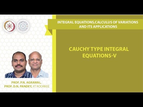 Cauchy type integral equations-V Video Lecture - Mathematics for IIT JAM, GATE, CSIR NET, UGC NET