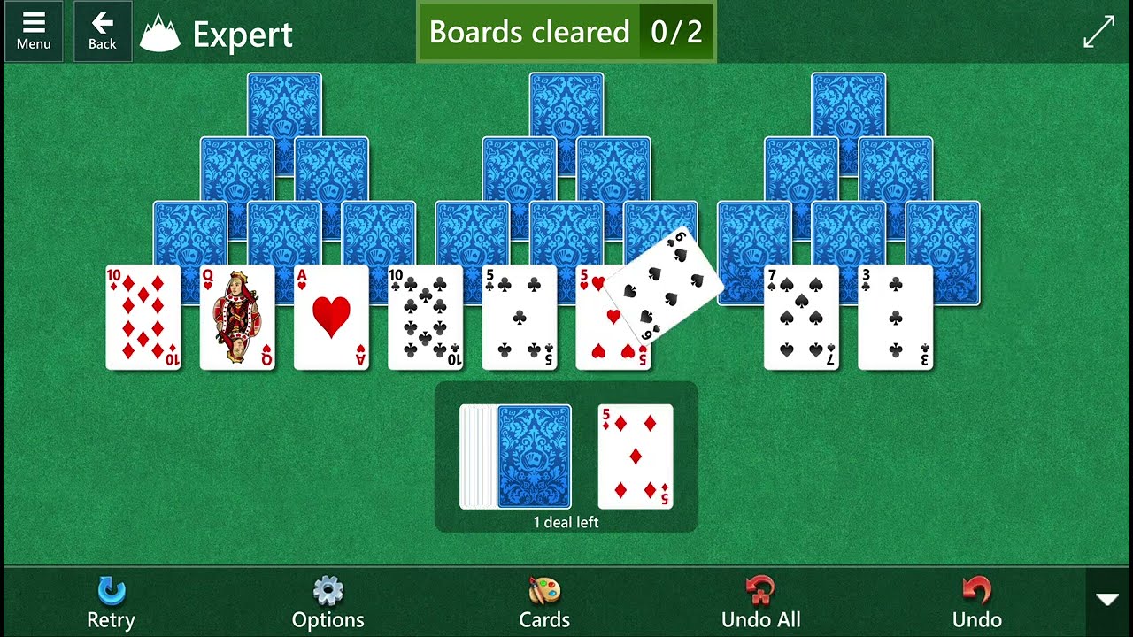 Microsoft Solitaire Collection: TriPeaks - Expert - February 4, 2022