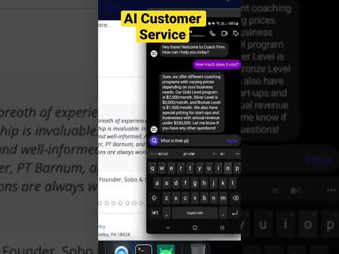 Customer Service Chatbot Demo #customerservicechatbotdemo