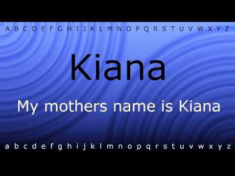 Here I will teach you how to pronounce 'Kiana' with Zira.mp4