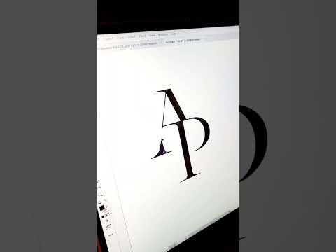 Design with us ✨ The letters A+P as a logo