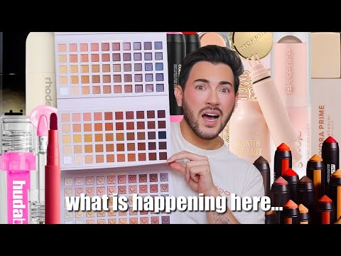 Testing NEW overhyped makeup launches! what is happening...