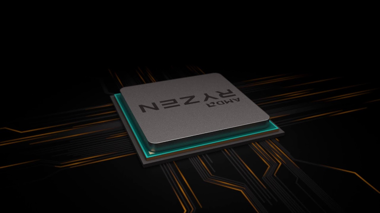 amd ryzen cpu animation