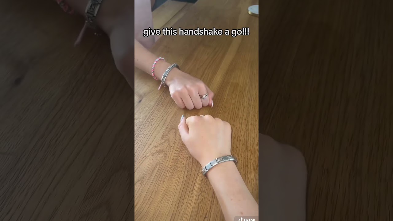 Best Handshake EVER 🤪💗 #shorts #handshake #friends