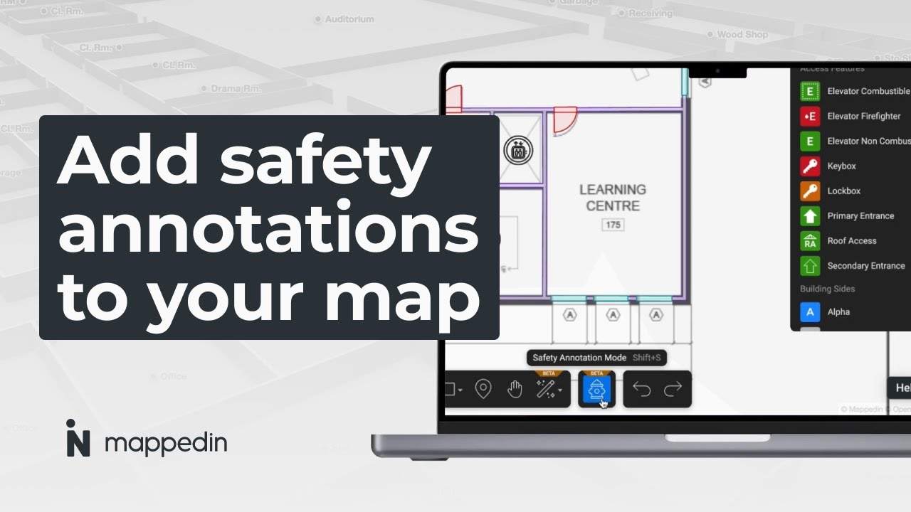 Adding Safety Annotations to Your Map | Mappedin