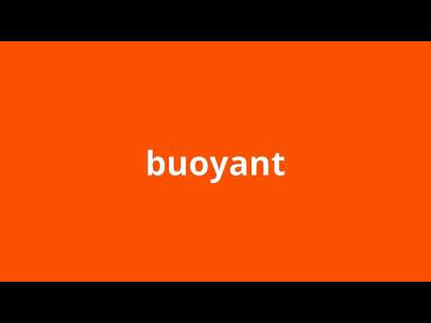 what is the meaning of buoyant