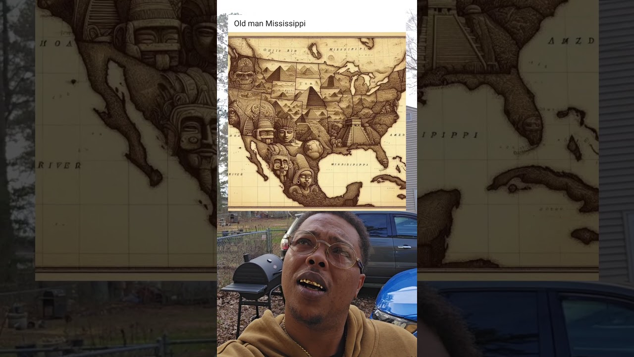 Old map of Mississippi