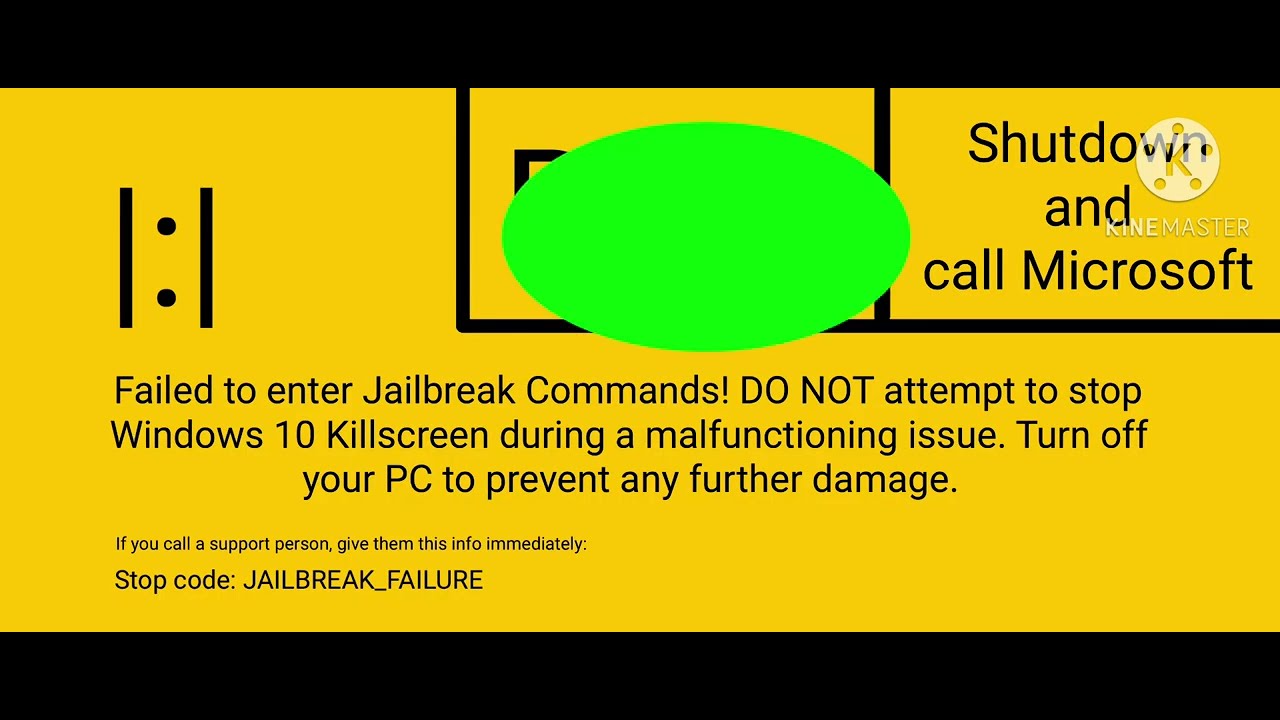 Windows 10 Killscreen *Scary*