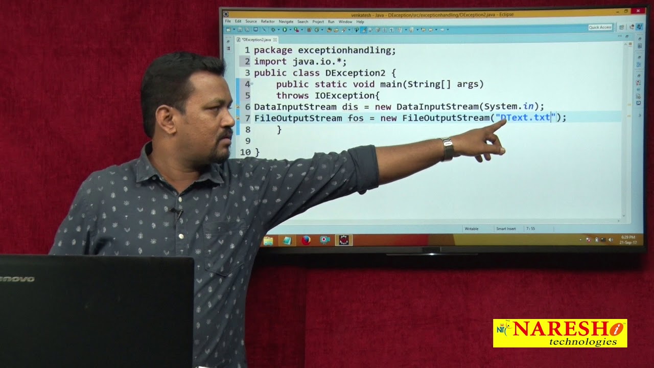 Core Java Tutorial | Exception Handling in Java Part 2 | Mr. Venkatesh