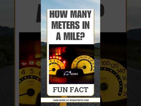 How Many Meters In A Mile: Fun Fact