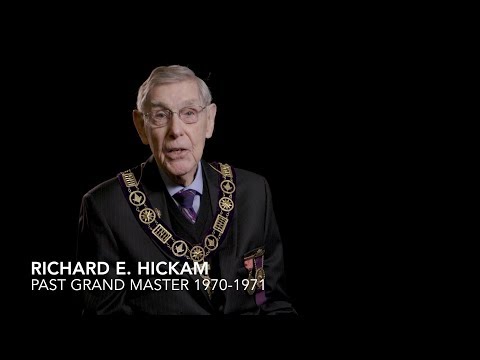 Richard E. Hickam, Past Grand Master Grand Lodge of Indiana - 1970-1971