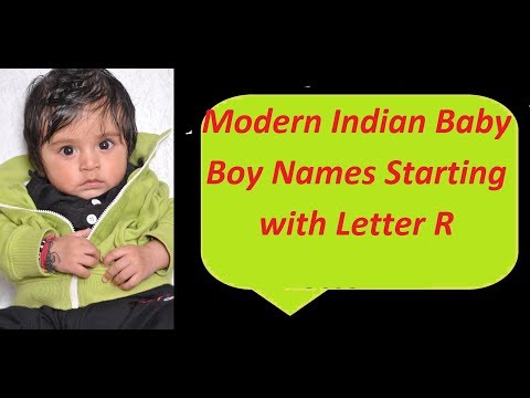 Modern Indian Baby Boy Names Starting with Letter R