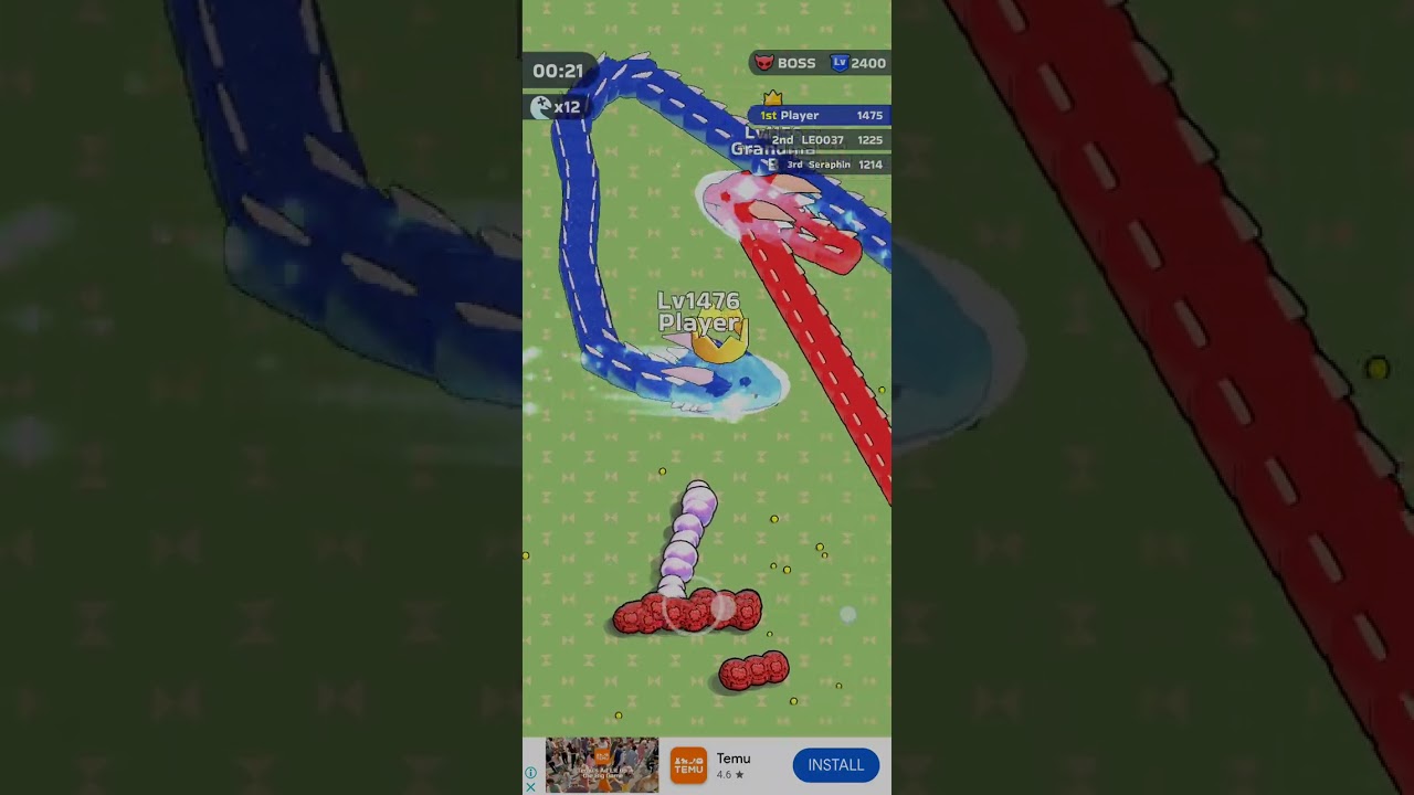 Snake Clash downloaded from Google Play Store