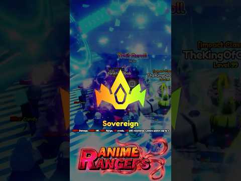 My First Sovereign - Roblox Anime Rangers X #animerangerx #roblox #clashroyale #robloxedit