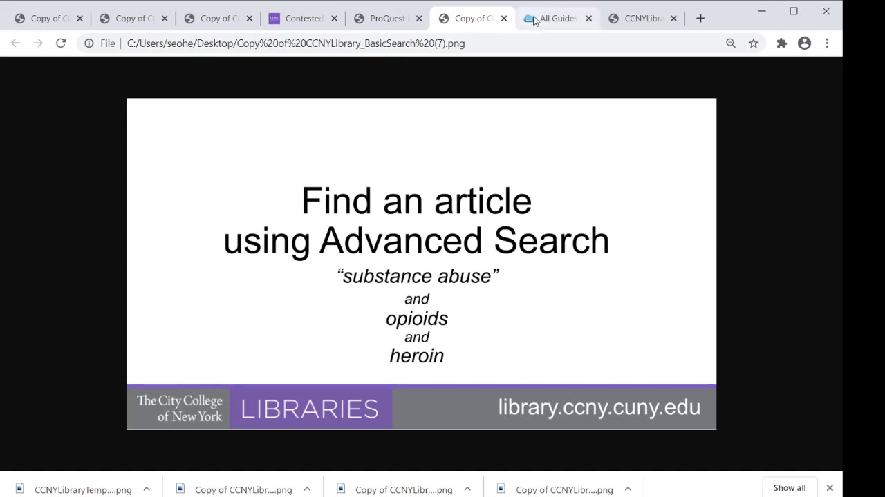 Finding Books and Articles Using OneSearch