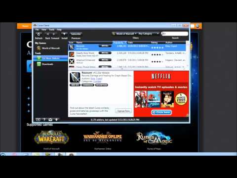How to Download and Install AddOns for World Of Warcraft with [Roxas]