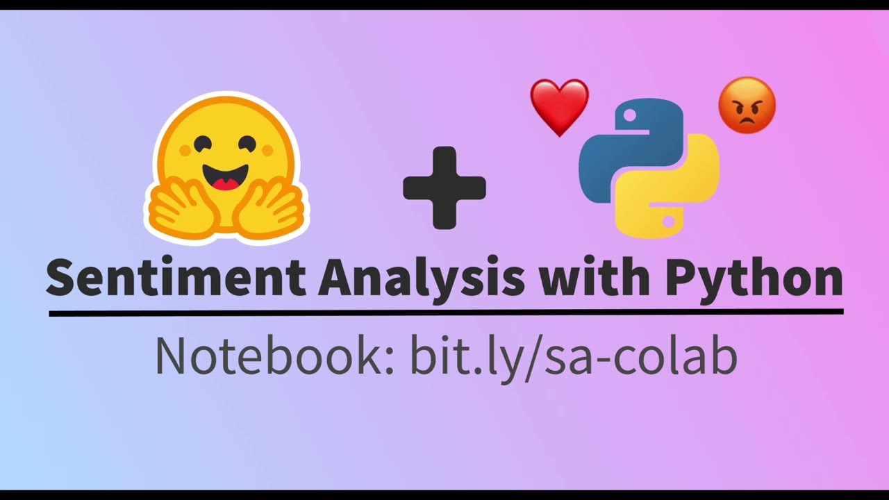 Sentiment Analysis Python Demo using Colab