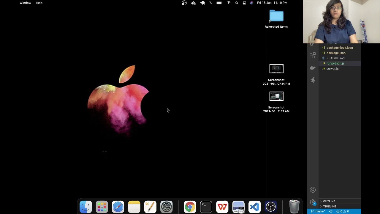 Call Python Script from Nodejs code