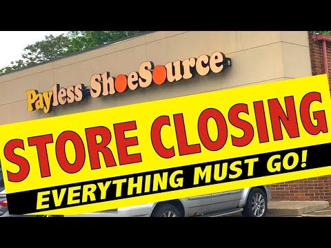 PAYLESS SHOE SOURCE STORE CLOSING - West Tuscarawas Canton Ohio