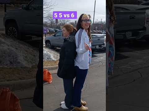 5 ft 5 vs 6 ft 1 inch I Stopped a Stranger in the Streets for you 😁😉