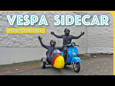 ¿Cómo añadir un sidecar? – Vespa Roma