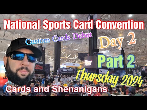 2024 National Sports Card Convention Day 2 Part 2 Thursday #NSCC24 Lots of Fun Cards in Cases