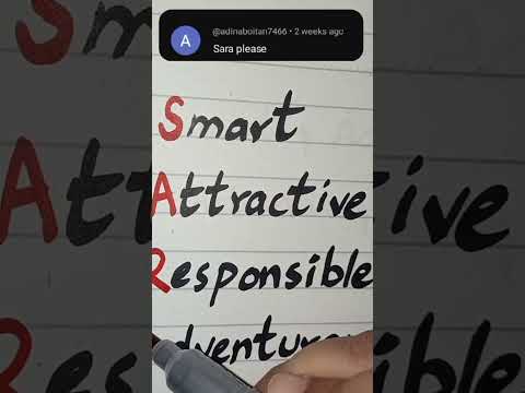 Sara😍✌️, next?#satisfying #acrostic_poetry