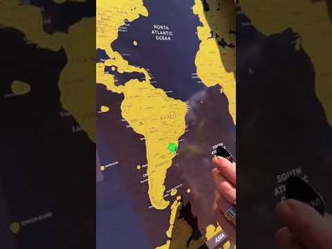 Mapa Mundi de Raspar da Unlocked