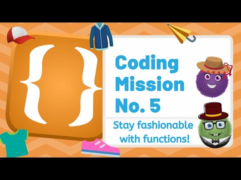 Fashionable Functions! Kodable Coding Mission No.5 | Beginner | Coding Activity