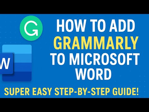📝 How to Add Grammarly to Microsoft Word | Super Easy Step-by-Step Guide! ✅