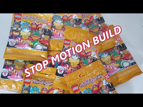 Lego Collectible Minifigures Series 23 - Stop Motion Speed Build - All Figures
