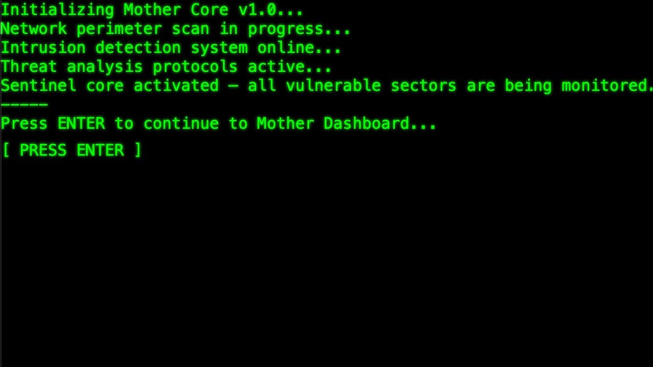 Mother Security Agent Demo