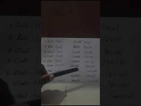 words that are ending with letter 'L' #learning  #shortvideo