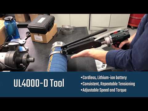 UL4000- D Tool: Cordless Installation of Ultra-Lok Bands