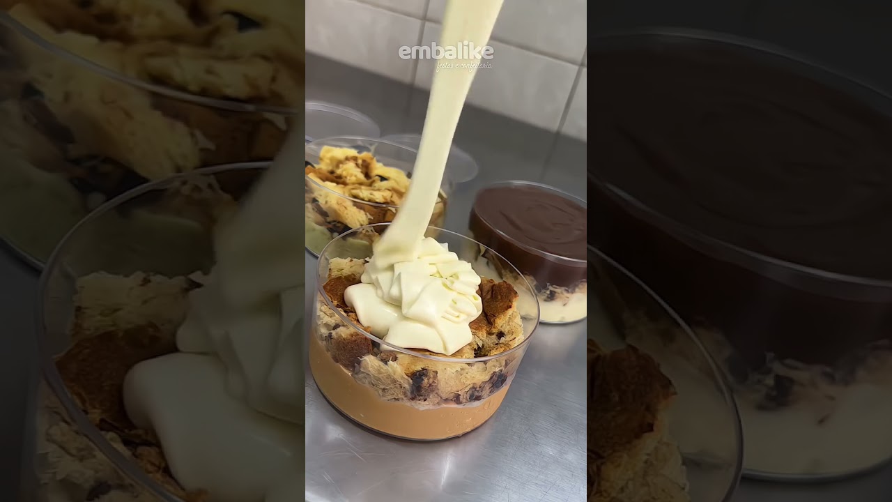 Panetone no Pote! Mini Cake Box Redonda 375ml #confeitaria #doces #panetones #bolodepote #natal