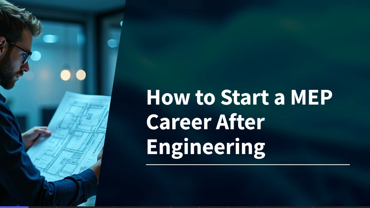 How to Start a MEP Career After Engineering | Beginner Guide