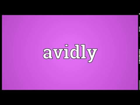 Avidly Meaning | Wordogram