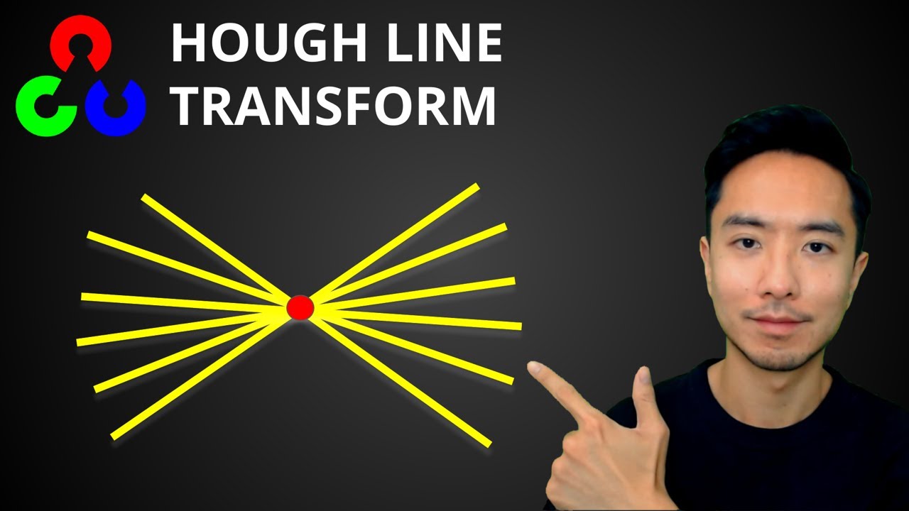OpenCV Python Hough Line Transform (Line Detection Algorithm Explained + Code)