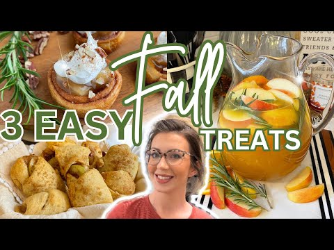 EASY FALL DESSERTS | DELICIOUS FALL TREATS | MUST TRY DESSERT RECIPES FOR FALL | SARAH GENTILE