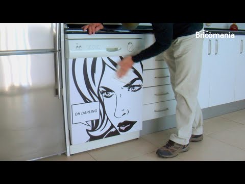 Cómo colocar vinilos decorativos en los electrodomésticos - Bricomanía