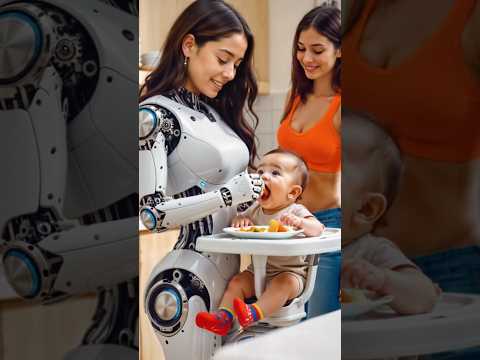 Buy a robot to help you take care of the baby! #Robot #shorts