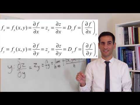8.1 - Partial differentiation: formal definition and notation