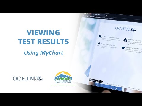 Viewing Test Results Using MyChart