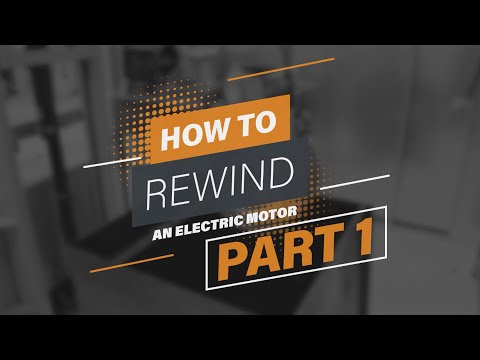 How to rewind an electric motor - Part 1