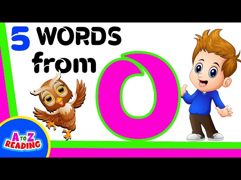 5 Words From O | Words That Start With Letter O For Kids | O Words Vocabulary | Kids Learning Video