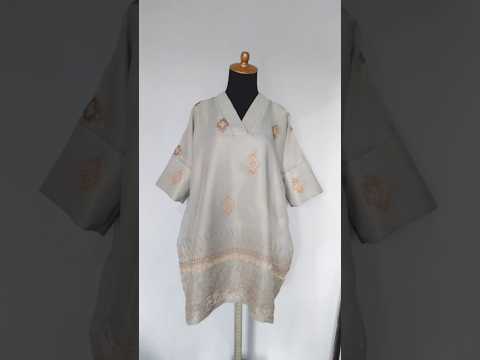 BAJU BODO KLASIK MENGGUNAKAN KAIN ORGANDI BORDIR