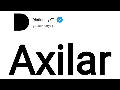 Axilar Meaning in English