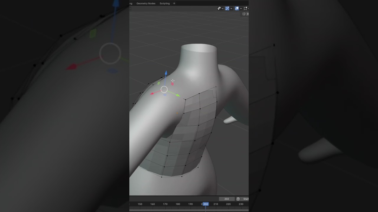 3d Chibi Character Modeling #blender #3dblender #3dchibi #3dcartoon